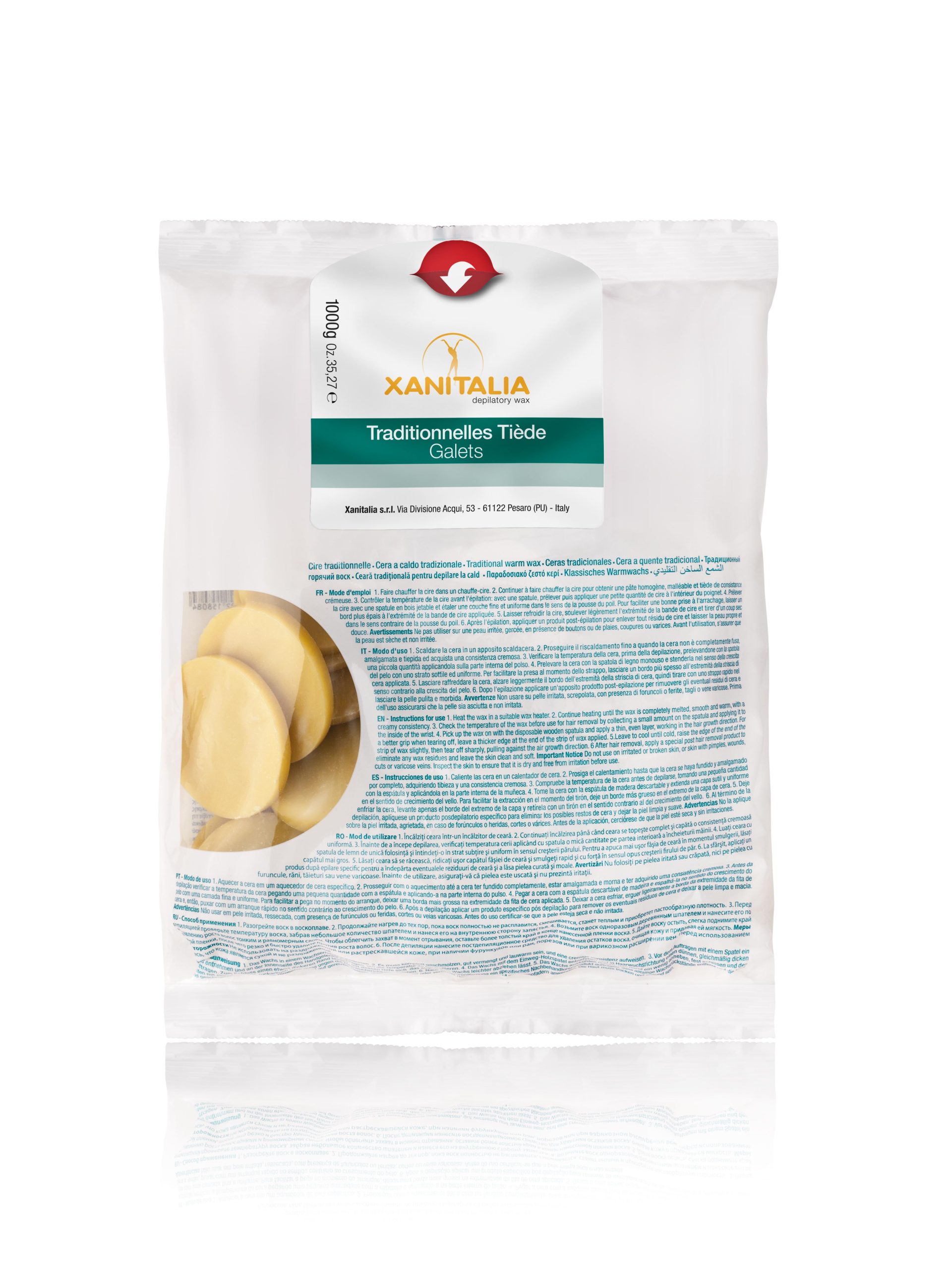 HARD WAX TRADITIONNELLES TIÈDE BUSTA 1000 G GIALLA - Ondapulsante